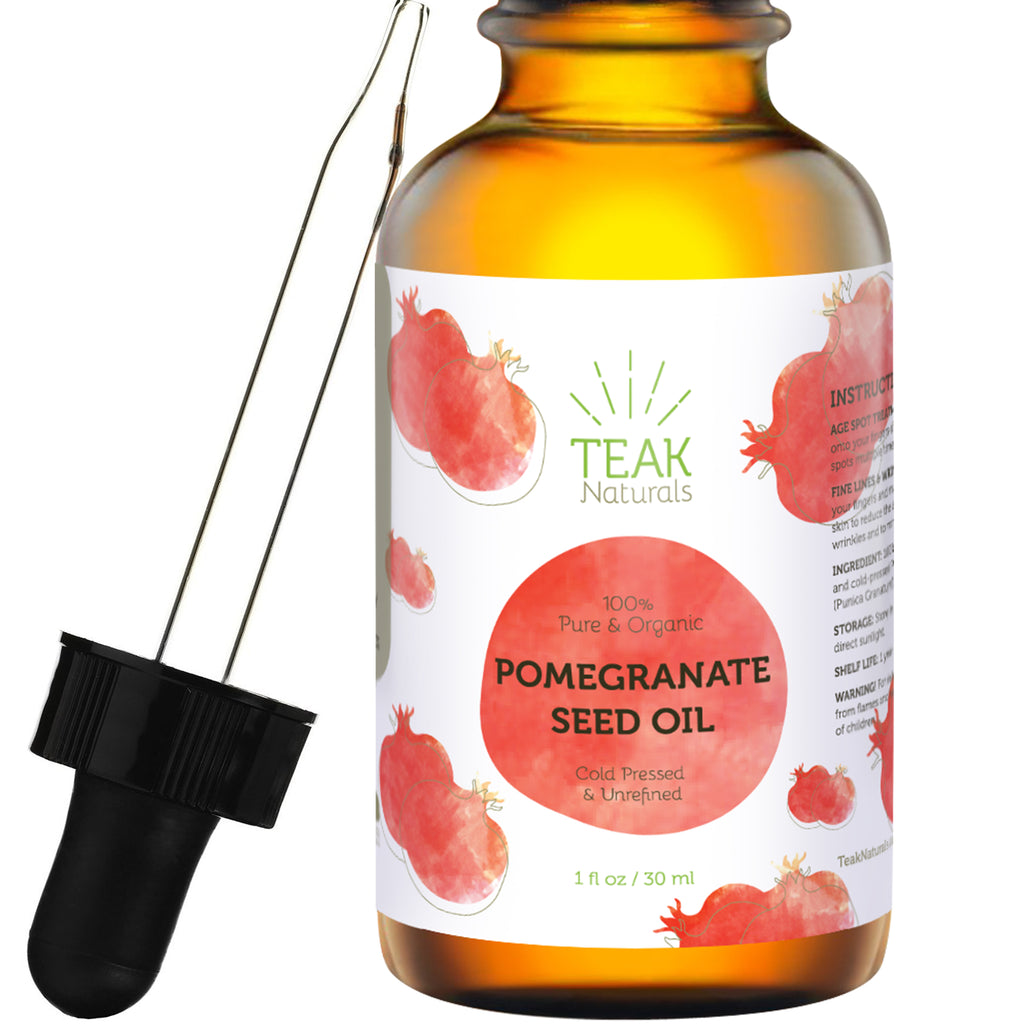 Organic Pomegranate Seed Oil - 1 oz – Teak Naturals